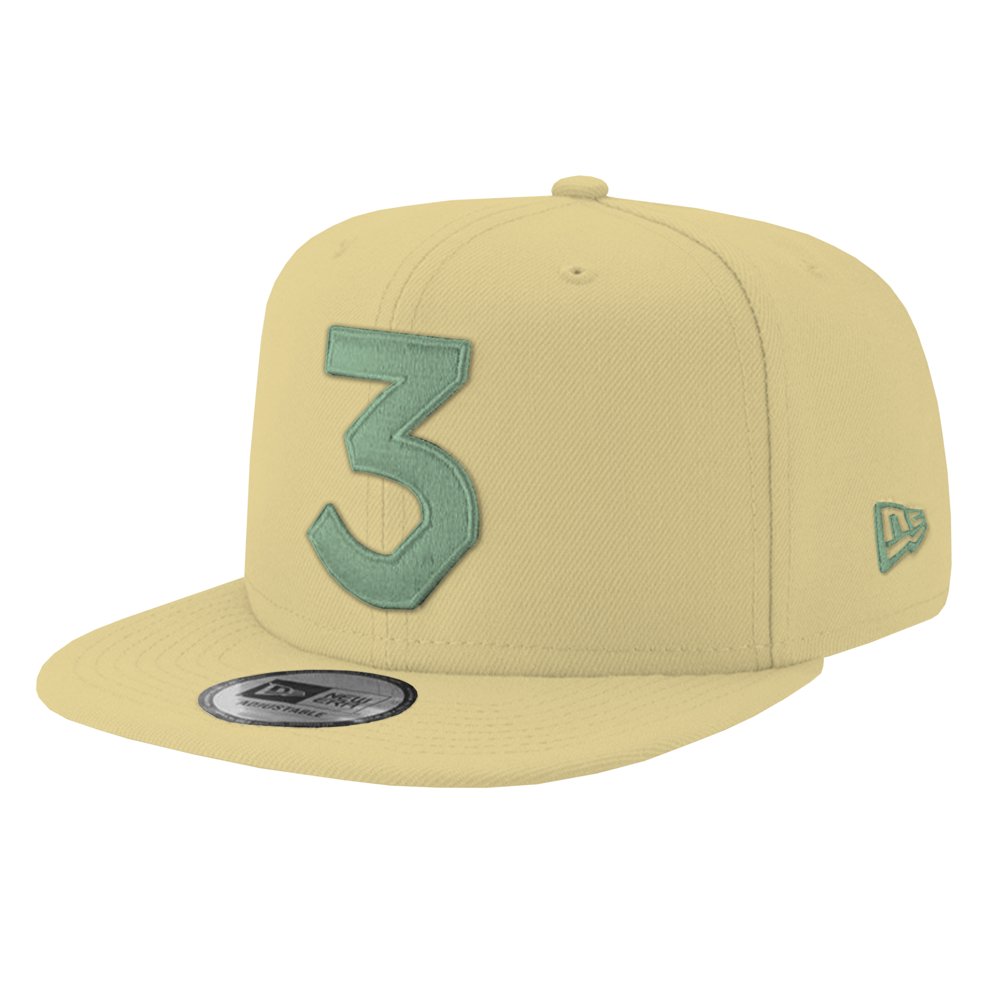 Chance 3 Hat Vegas Gold / Blue Tint – Star Line by Chance The Rapper