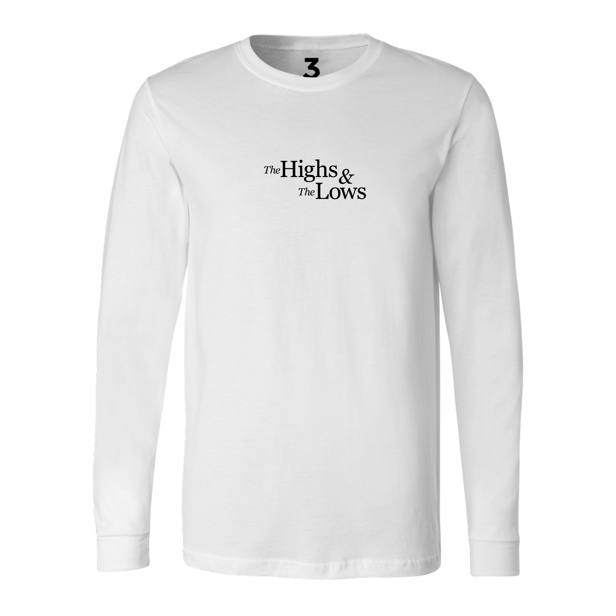 The Highs and The Lows White Long Sleeve – Star Line by Chance The Rapper